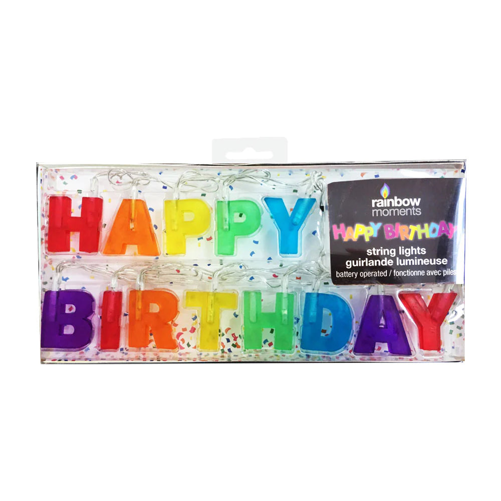 LED Happy Birthday String Lights – DaliaCake
